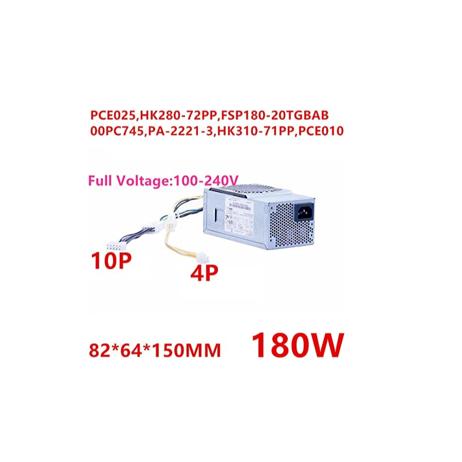 สินค้ามือสอง Power Supply Lenovo 10 + 4 Pin PCE025 PCE010 PCG010 HK280-72PP FSP180-20TGBAB PA ...