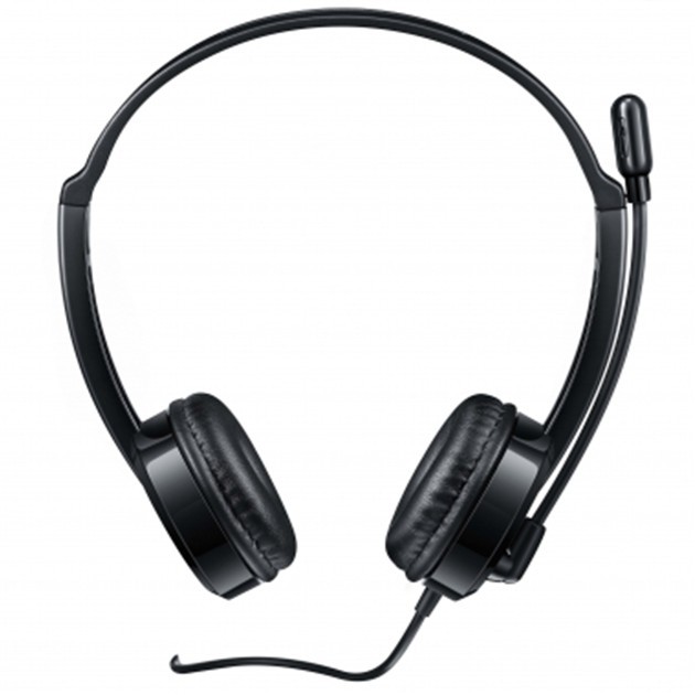 HEADSET (หูฟัง) RAPOO รุ่น H100 (HT-H100-BK-NEW) (BLACK) - ประกัน 2 ปี ...