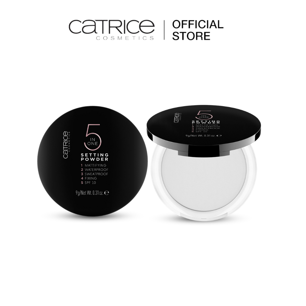 Catrice 5 in 1 Setting Powder 010 สำหรับทุกสภาพผิว เครื่องสำอาง แป้ง ...
