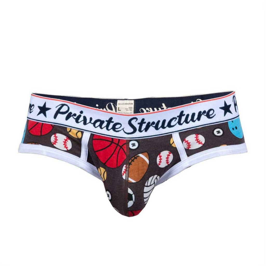 Private Structure กางเกงชั้นในชาย รุ่น Classic Motif Brief - Ball Games ...