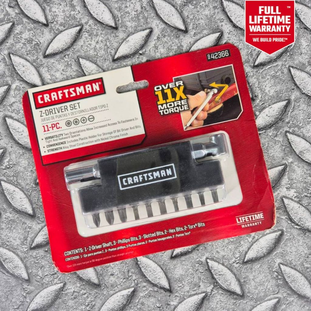 ชุดไขควง CRAFTSMAN 11 pc Z-driver set | Shopee Thailand