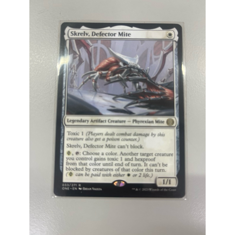 การ์ด MTG Skrelv, Defector Mite White Magic the Gathering EDH รุ่น ONE ...