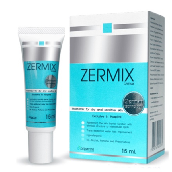Zermix Cream 15 ML เซอร์มิกซ์ ครีม ผิวบอบบาง แพ้ง่าย ผลิตภัณฑ์ บำรุงผิว ...