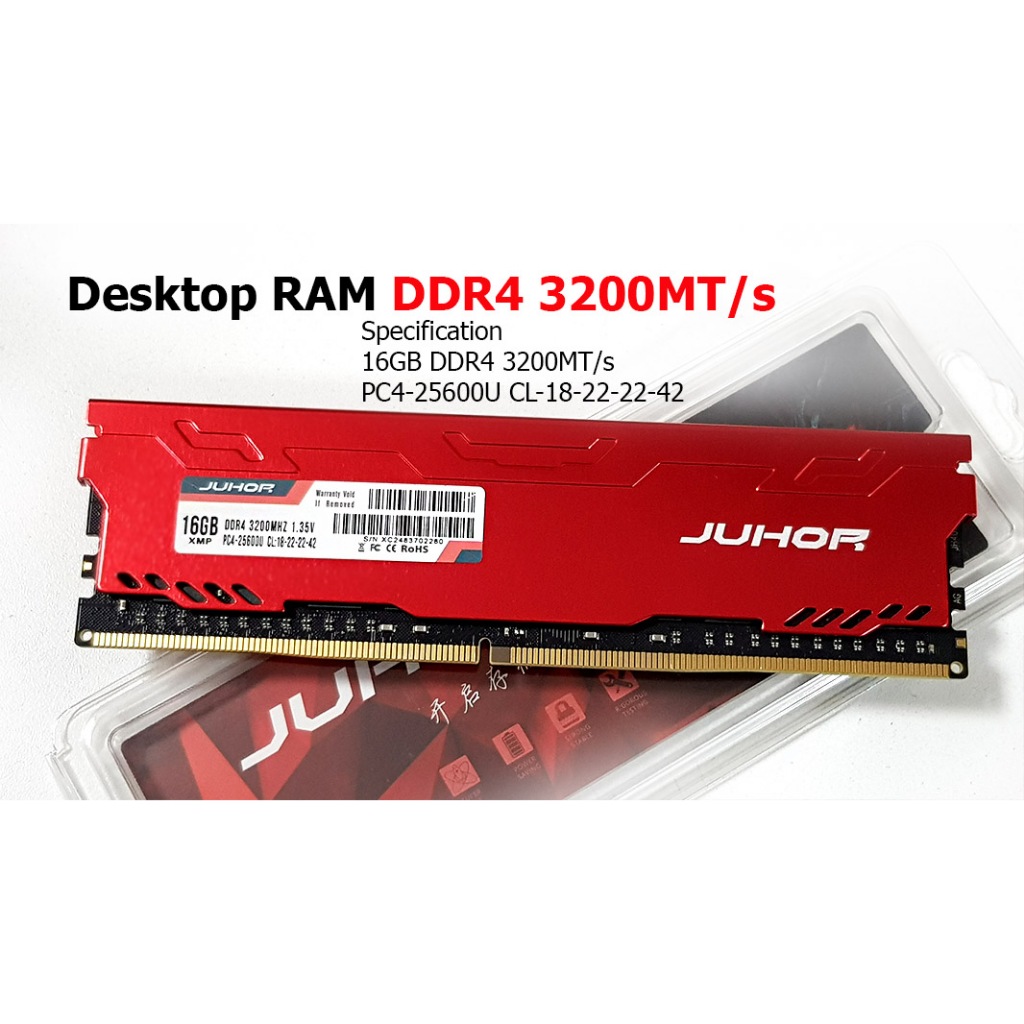 RAM DDR4 16GB 3200MHz Support XMP ใช้ได้ทั้ง Mainboard ของ Intel และ ...
