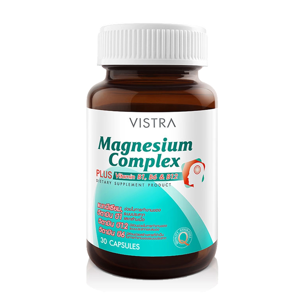 +Vistra Magnesium Complex PLUS Vitamin B1, B6 & B12 บรรเทาอาการปวดไมเก ...