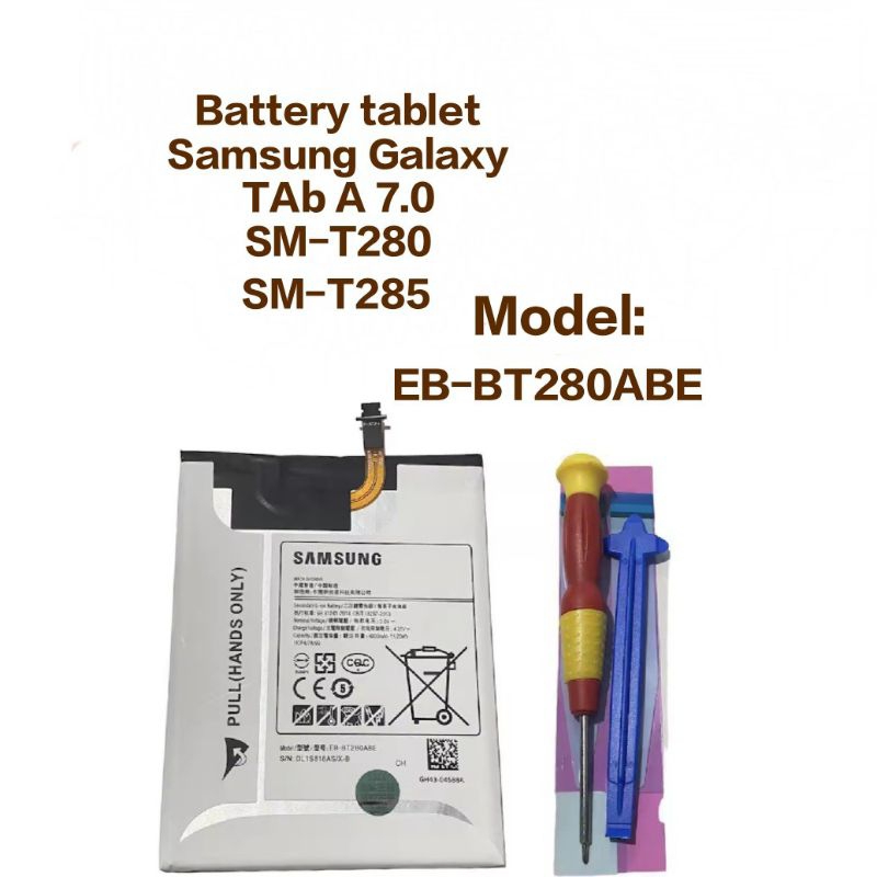 แบตเตอรี่ Samsung Galaxy Tab A7.0 SM-T280 SM-T285 EB-BT280ABE แบตเตอรี่ ...