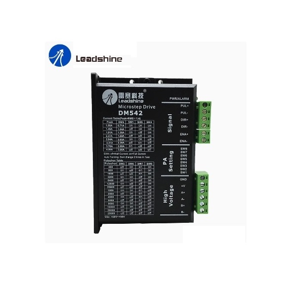LEADSHINE ไดรเวอร์ DM542 ของแท้ 100% สเต็ปปิ้งมอเตอร์ Stepper Motor Controller Stepper Motor ...