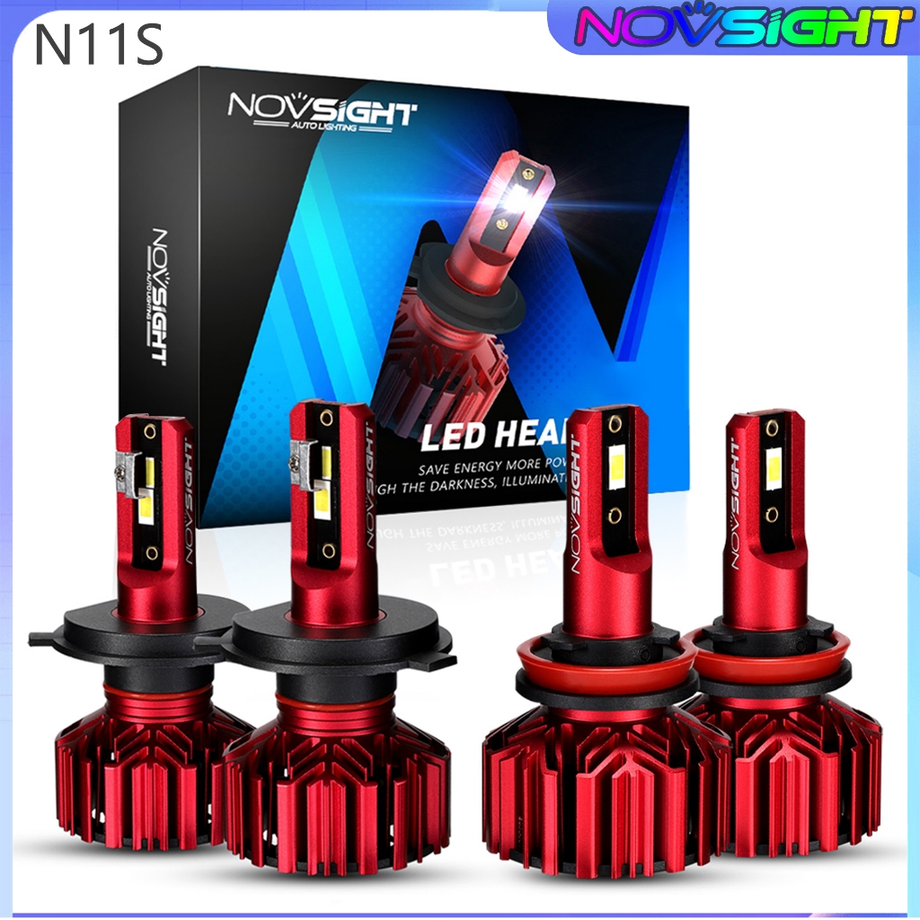 Novsight H4 H11 ไฟหน้ารถ ไฟตัดหมอก รับประกัน 2 ปี หลอดไฟหน้ารถยนต์ LED ...
