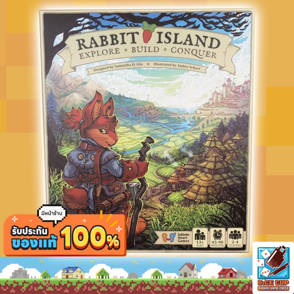 [ของแท้] Rabbit Island: Explore, Build, Conquer Board Game | Shopee ...