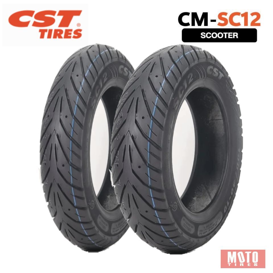 [ยางใหม่ ปี24] ยาง Honda Lead 125 ยี่้ห้อ CST CM-SC12 | Shopee Thailand