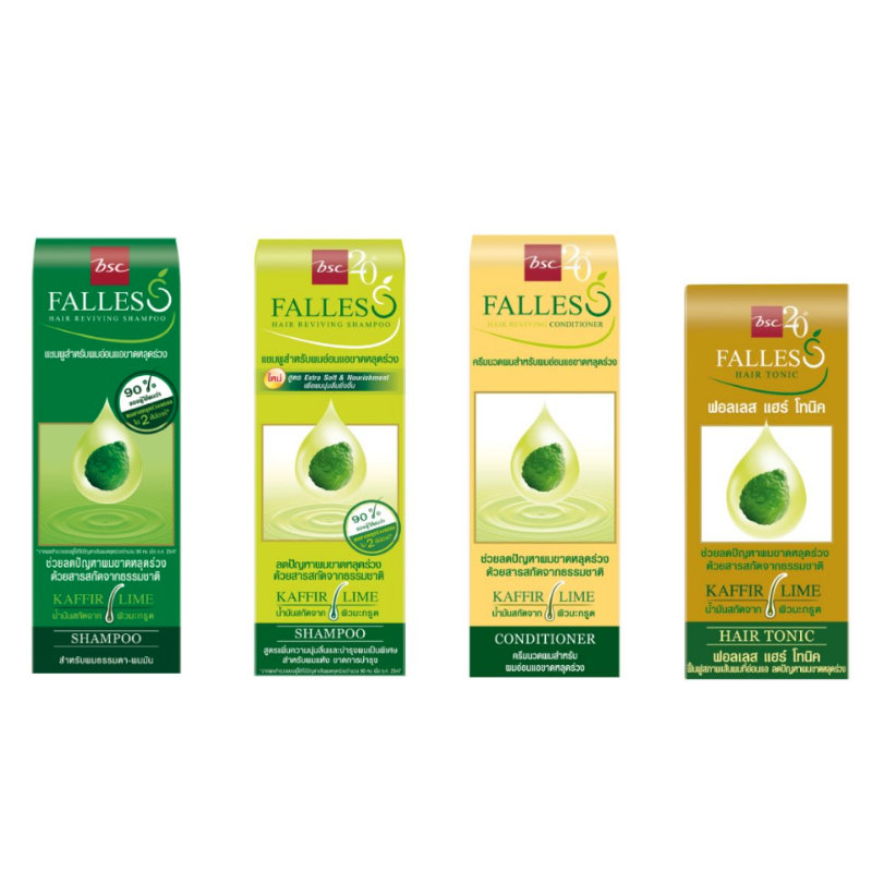 แชมพู ลดการหลุดร่วง บีเอสซี BSC FALLESS HAIR REVIVING SHAMPOO 180มล. ...
