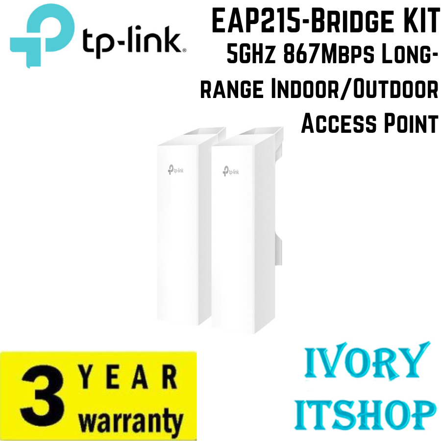 TP-LINK EAP215-Bridge KIT Omada Wireless Bridge 5 GHz 867 Mbps Long ...