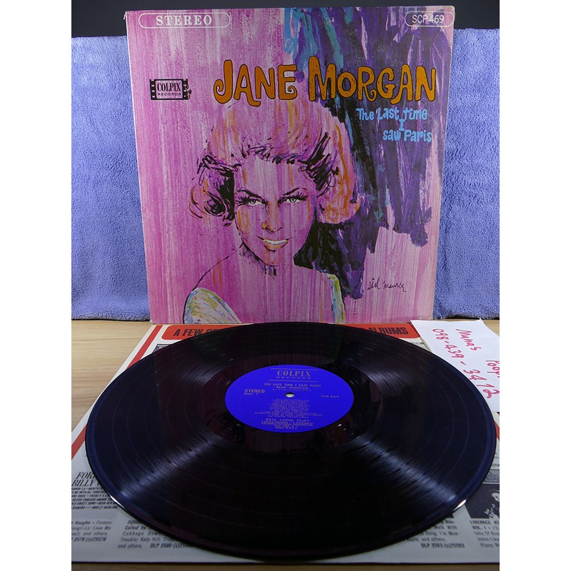 แผ่นเสียงเก่าสภาพดี Jane Morgan USA 1964 Jazz Oldies มีคลิปวีดีโอทดลอง ...