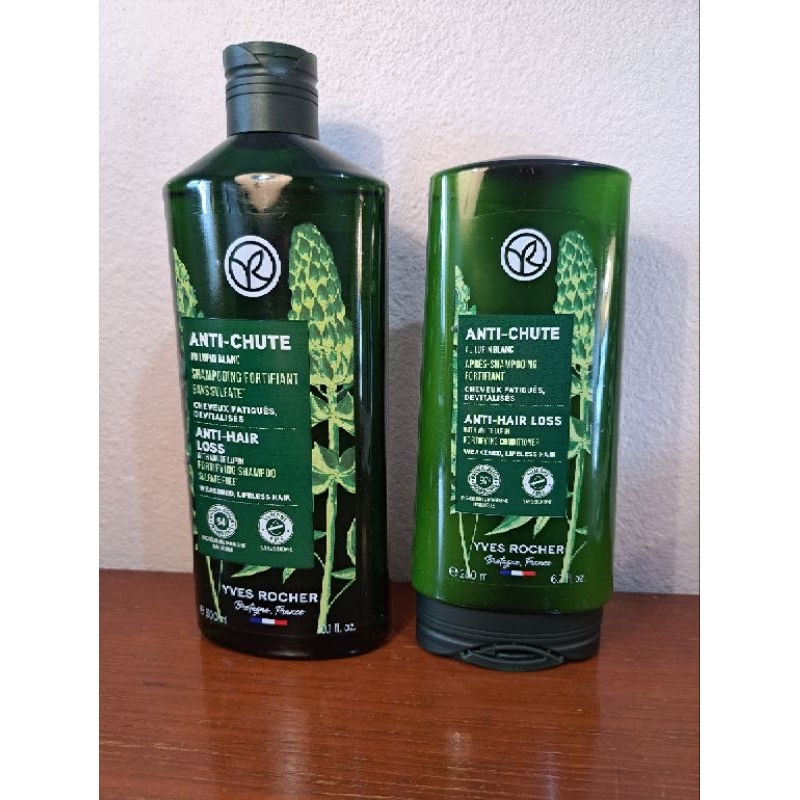อีฟโรเช่ Yves Rocher Anti-Hair Loss Shampoo 300 ml., Conditioner 200 ml. แชมพู ครีมนวดผม ลดผม ...