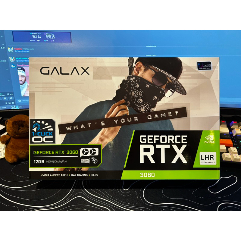 RTX 3060 12gb GALAX 2 Fans | Shopee Thailand