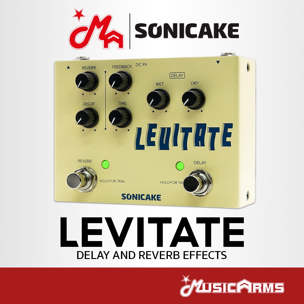 Sonicake Levitate เอฟเฟคกีตาร์ Dual Effect Pedal รับประกันศูนย์ Music ...