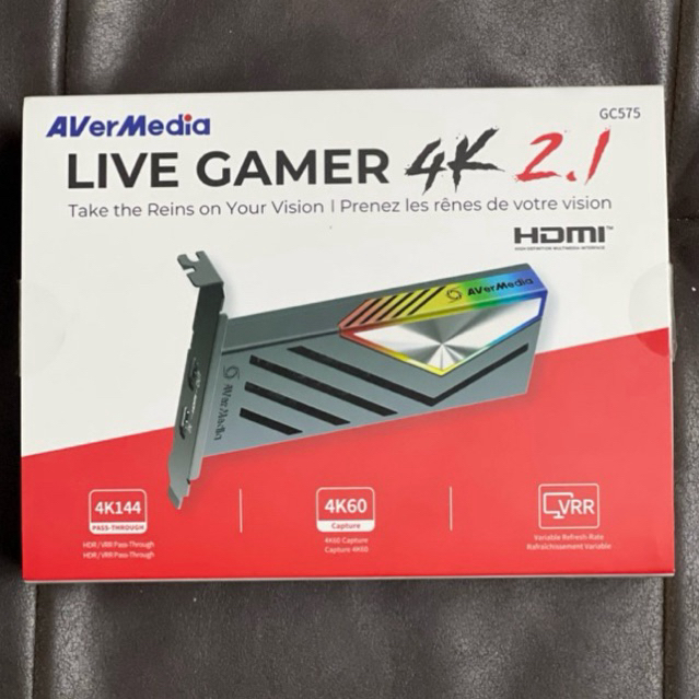 AVERMEDIA LIVE GAMER 4K 2.1 GC575 อุปกรณ์จับภาพหน้าจอ (มือสอง สภาพใหม่ ...