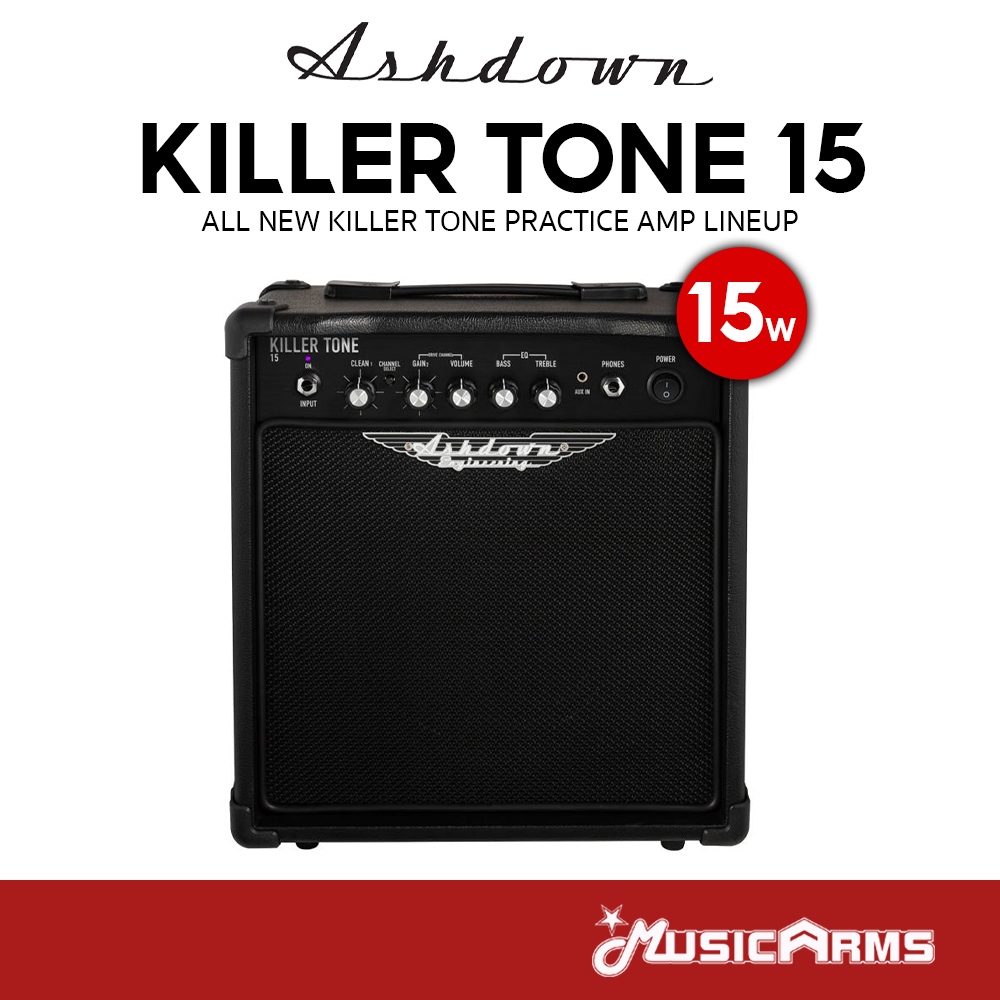 Ashdown KT-15 แอมป์กีต้าร์ไฟฟ้า Killer Tone แอมป์กีตาร์ KT 15 รับประกันศูนย์ Music Arms | Shopee ...