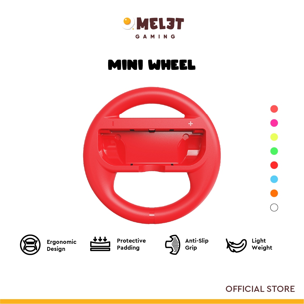 Omelet Mini Wheel Steering Racing Wheel Handle Grip for Nintendo Switch ...