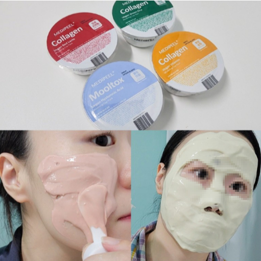 MediPeel Vegan Collagen Modeling CUP Pack 4 set (Red Lacto/Hialuron ...