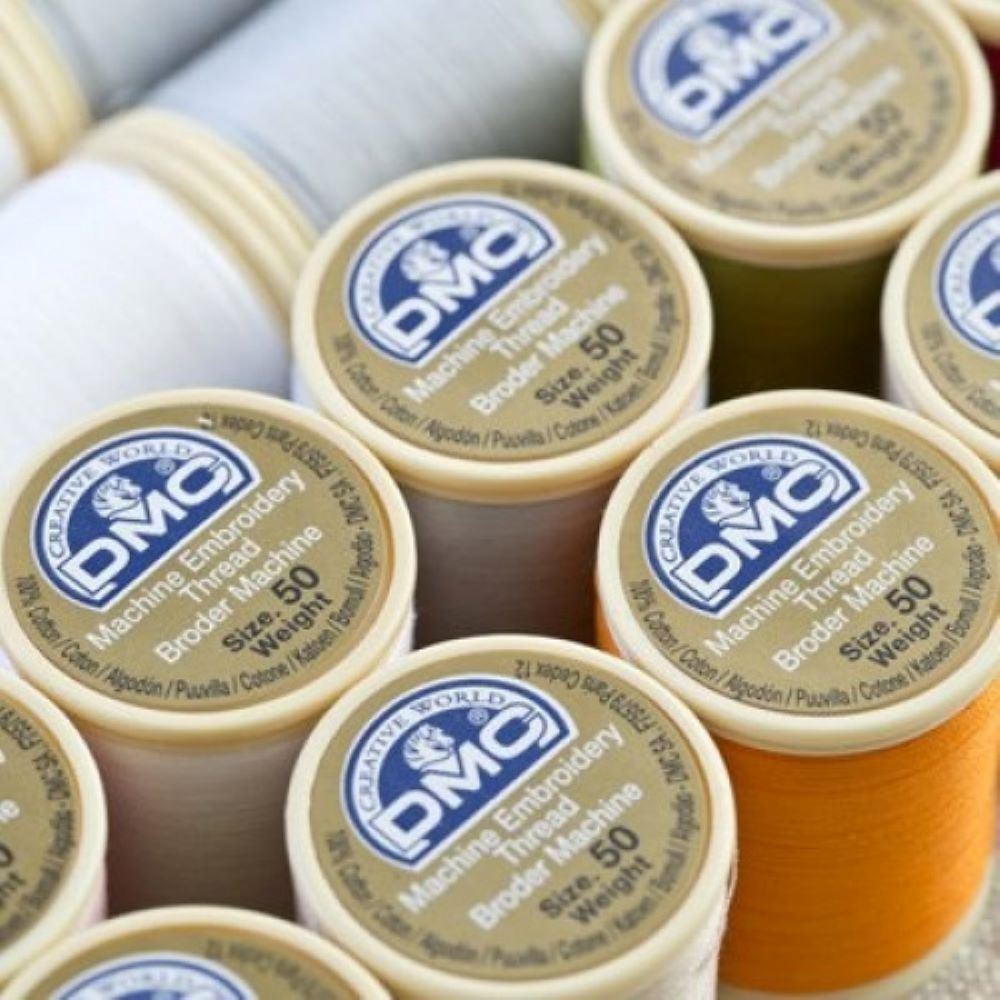 DMC MACHINE EMBROIDERY THREAD ด้ายเบอร์ 50 ยาว 500 เมตร | Shopee Thailand
