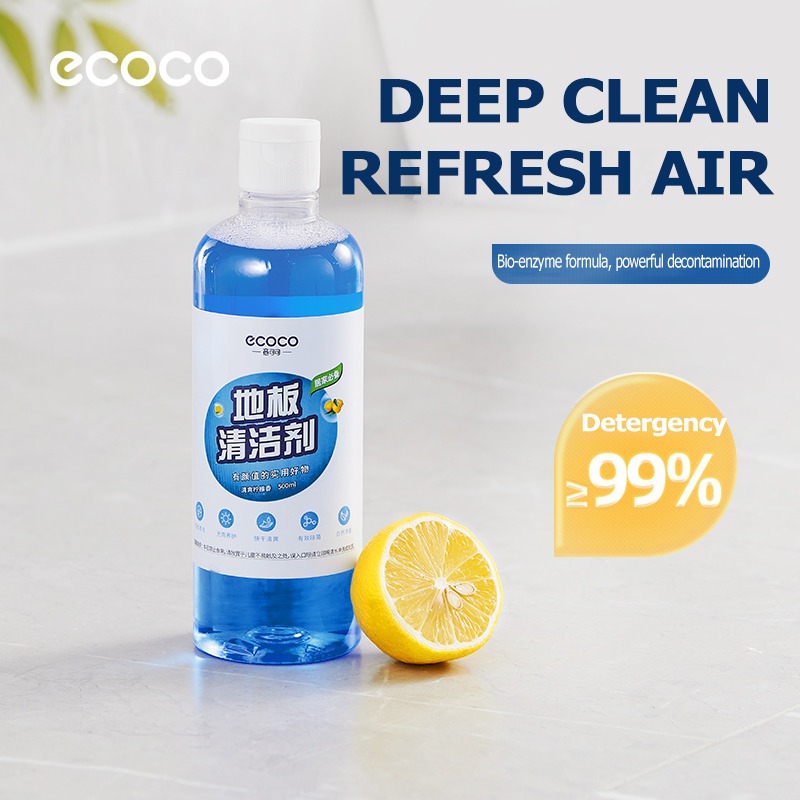 Ecoco น้ำยาทำความสะอาดพื้น กลิ่นมะนาว น้ำยาดับกลิ่นพื้นกระเบื้อง น้ำยาถูพื้นไม้ น้ำยาทำความสะอาด ...