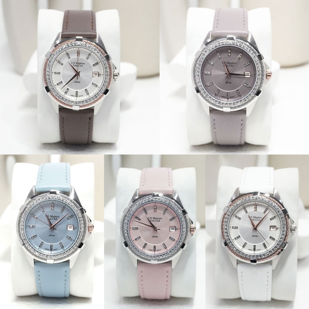 US Master Polo Club นาฬิกาข้อมือผู้หญิง รุ่น USM-DD28(USM-DD28-BR-WE ...