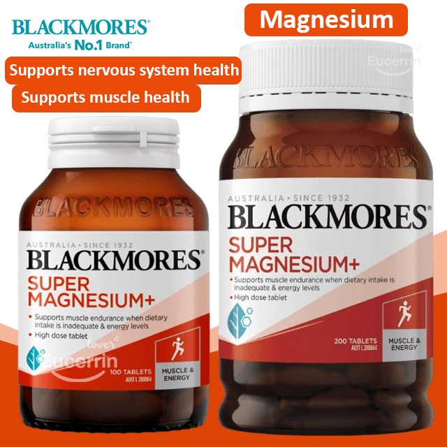 Blackmores Super Magnesium Plus 200 Tablets เสริมสร้างความแข็งแรงของ ...