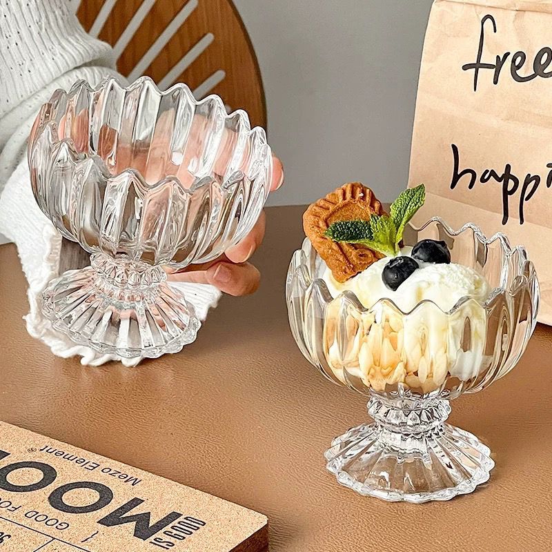 ถ้วยไศครีมเนื้อแก้วขอบหยักขนาด170ml.(BQL-026(120ml)และBQL026-2(205ml) | Shopee Thailand