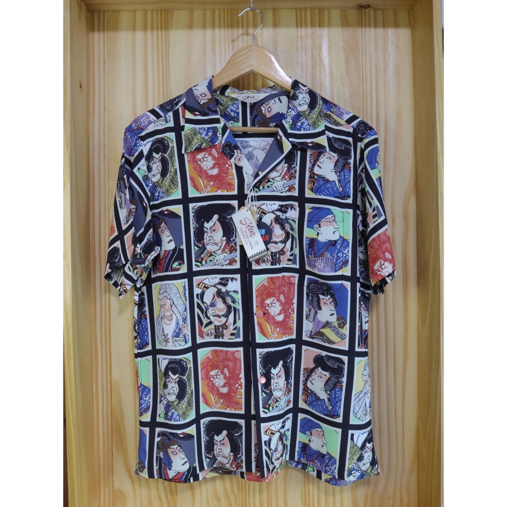 เสื้อฮาวาย ️STAR OF HOLLYWOOD “KABUKI” (S) | Shopee Thailand