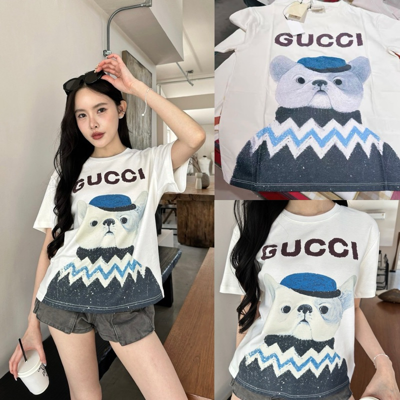 “GC T-shirt” เสื้อยืดแบรนด์ดัง คอลใหม่ชนช็อป ลายน้องหมาน่ารักมากค่า ...