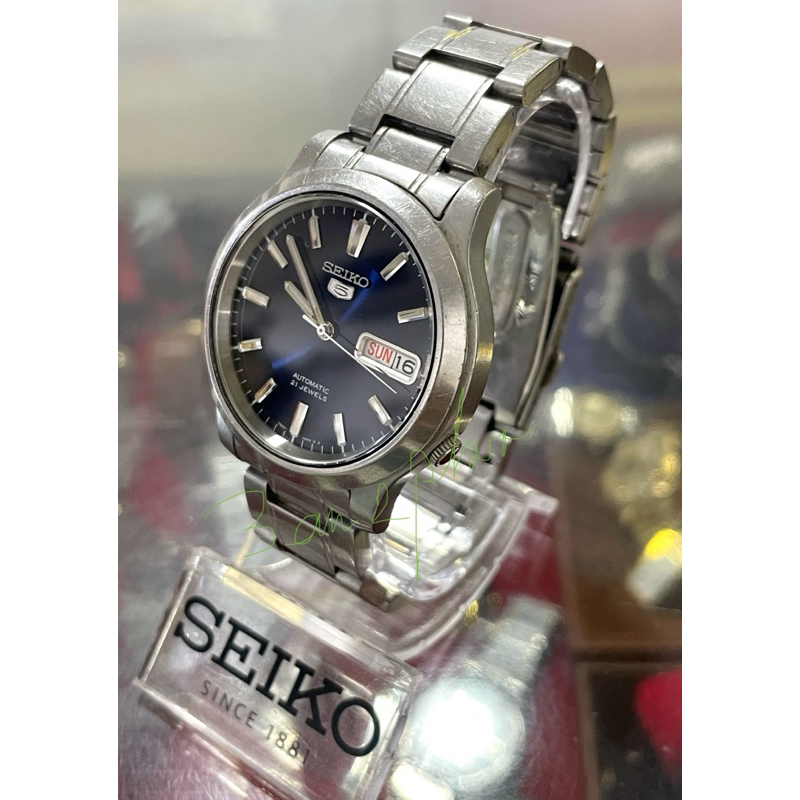 Seiko 5 Automatic snk793 with dark blue sunburst dial | Shopee Thailand