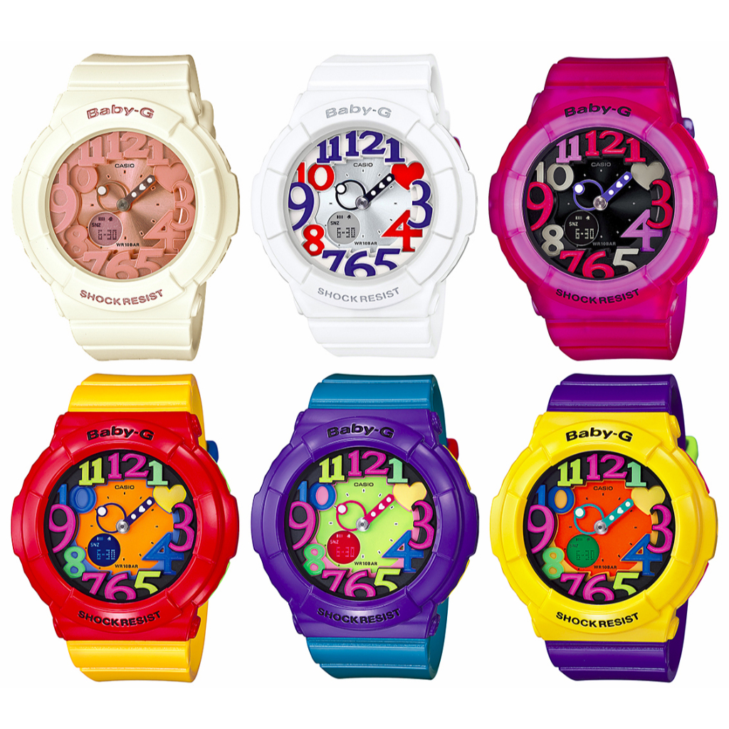 นาฬิกา คาสิโอ Casio Baby-G Neon Illuminator รุ่น BGA-130,BGA-131 Serirs ...