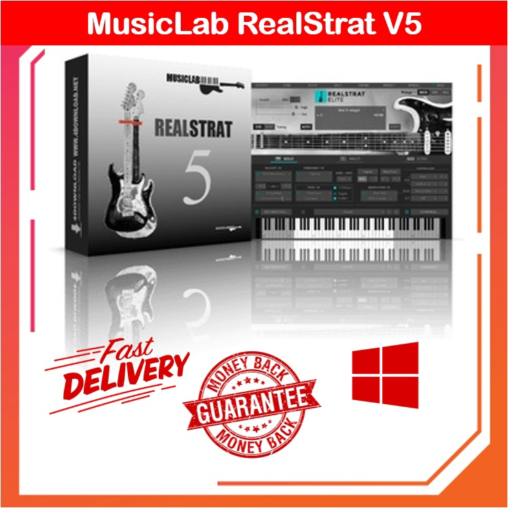 MusicLab RealStrat v5 | For Windowsx64 | Full Working 100% | Shopee ...