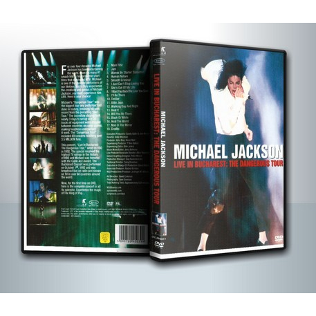 [ DVD ConCert มีปก+สกรีนแผ่น ] Michael Jackson Live In Bucharest The Dangerous Tour ( 1 DVD ...