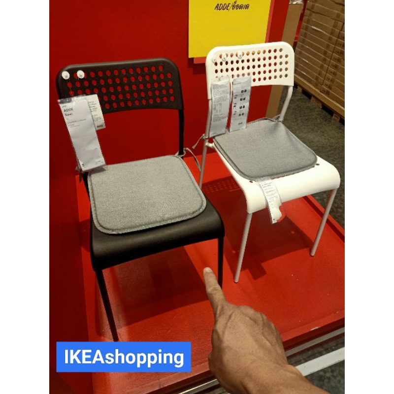 IKEAshopping IKEA เก้าอี้ ADDE โครงเหล็ก แข็งแแรง ทนทาน adde | Shopee ...