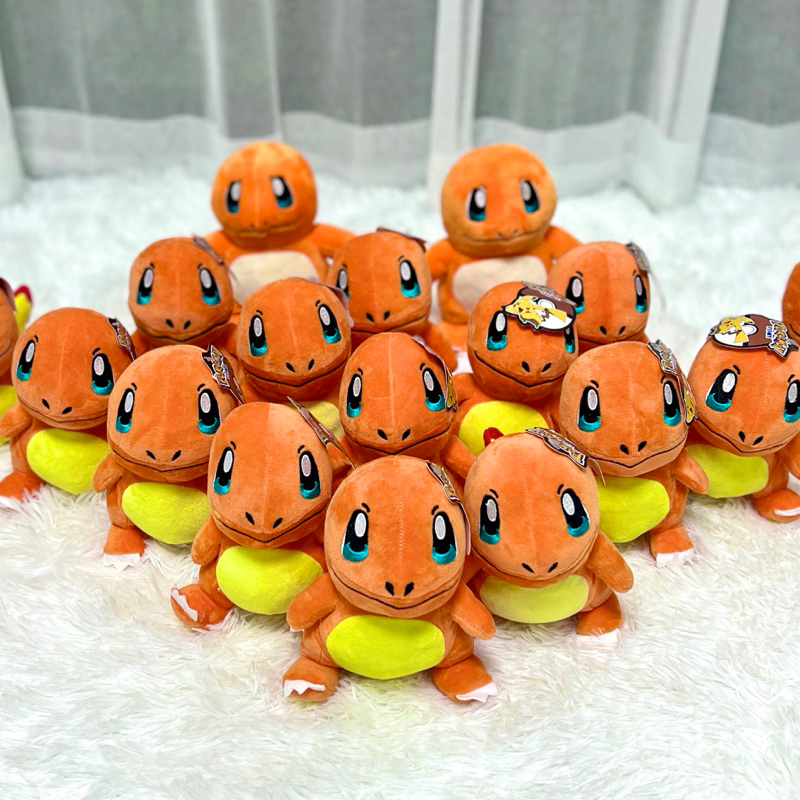 Pokémon ตุ๊กตาโปเกม่อน ★ Hitokage [ตุ๊กตาฮิโตคาเงะ] 🧸 ขนาด 7 นิ้ว ...