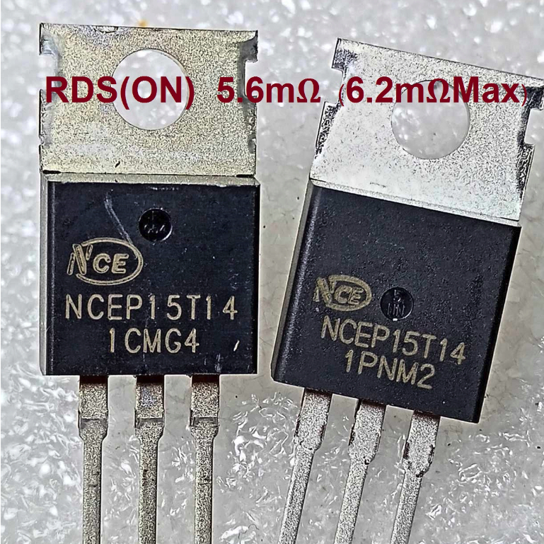 เกรดแท้ และ ใหม่ NCEP15T14 150V 140A (Technology Super Trench ใกล้เคียง SGT-Mosfet และ Sky-Moset ...