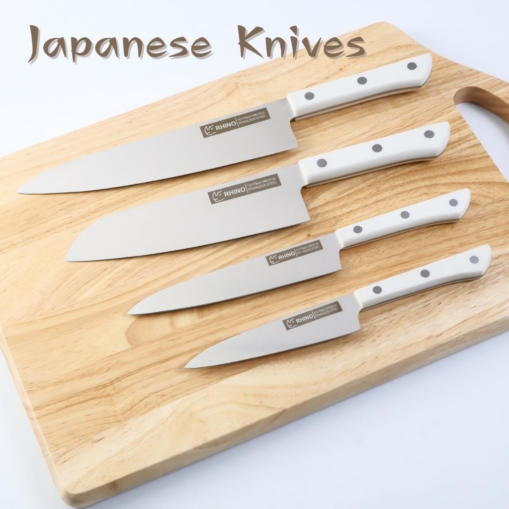 Rhino brand Japanese Knives Chef knife Santoku knife มีดทำครัวสไตล์ ...