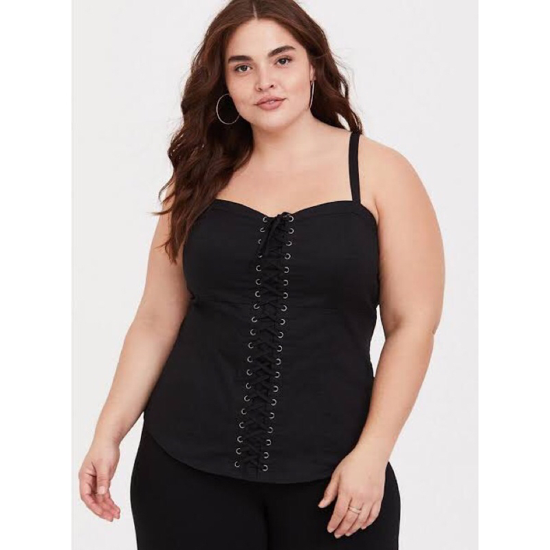 TORRID 3XL อกหน้าผ้า 52 นิ้ว cotton spandex เสื้อสาวอวบ เซ็กซี่ สาวอวบ ...