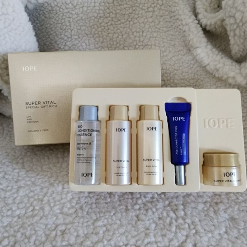 พร้อมส่ง/แท้ IOPE super vital special gift rich kit 5 pcs | Shopee Thailand