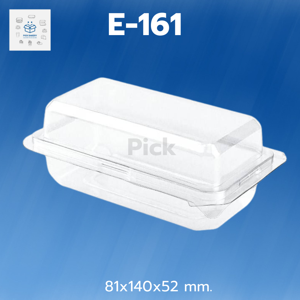 พิค เบเกอรี่ E-161 1ลัง บรรจุ 600 ชิ้น กล่องใส่แซนด์วิช 2ชิ้น ที่ใส่ขนม ...