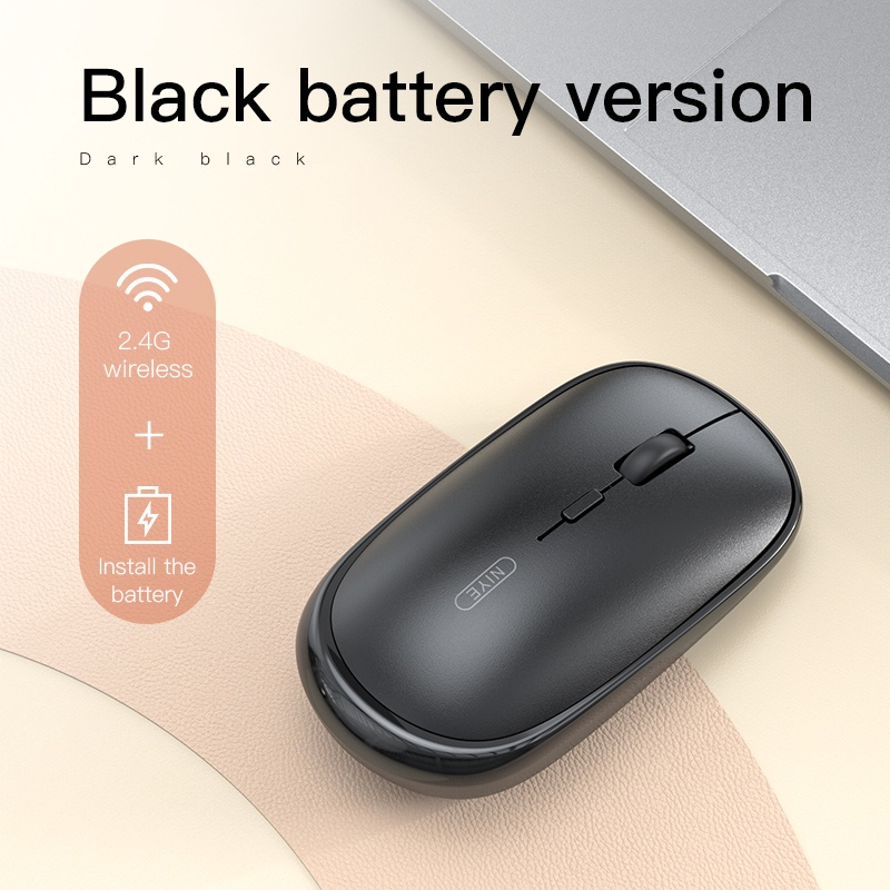 【Nocclili】ไร้สาย มีแบตในตัว ไม่ใช้ถ่าน เม้าส์ Wireless Mouse 2.4G เมาส์ ...