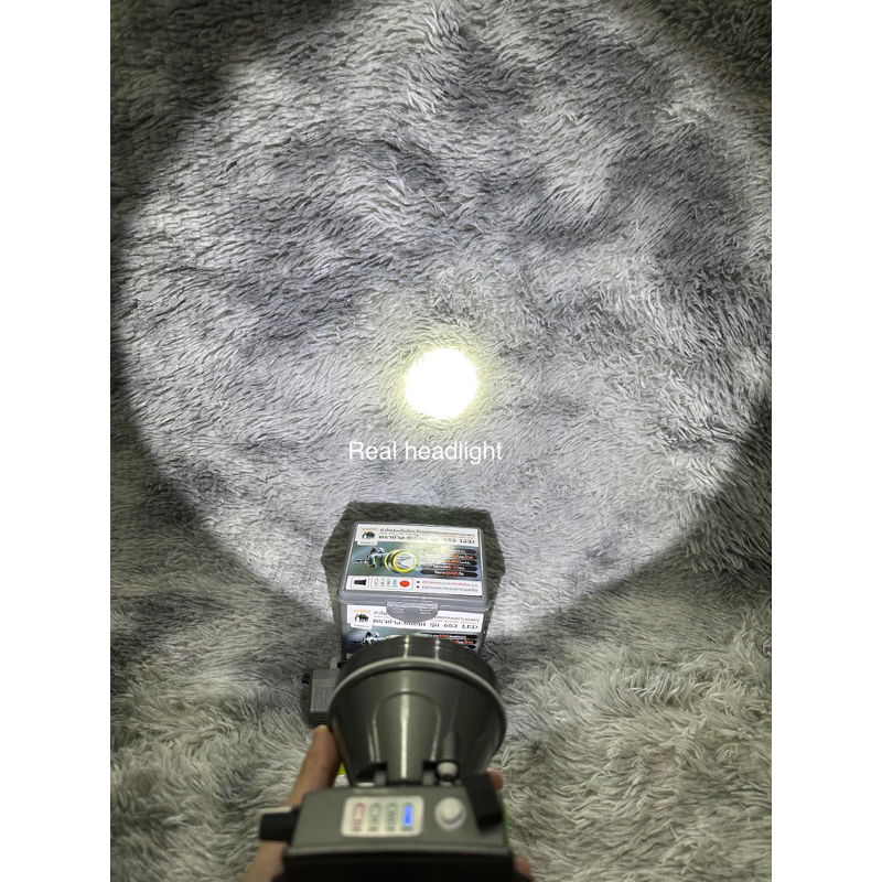 ไฟฉายคาดหัวตราช้าง653 LED สวิตช์2ระบบ 500W. | Shopee Thailand