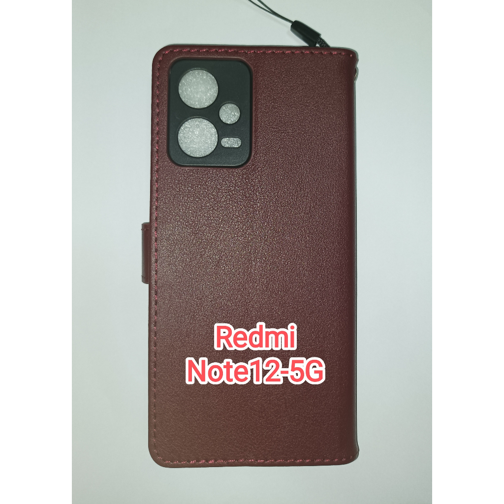 เคสฝาพับ ล็อคได้ สำหรับ Redmi Note12-4G Note12-5G Note12Pro ...