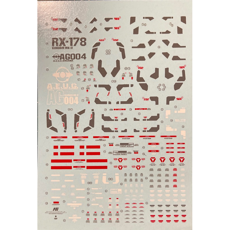 Water Decal Pg 1/60 RX-178 Mk-II Titan | Shopee Thailand