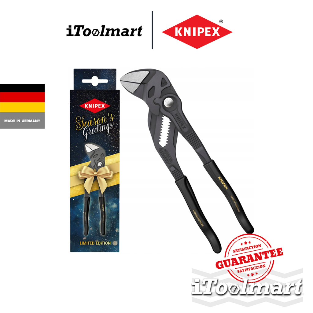 KNIPEX คีมคอม้า รุ่น 86 01 180 XMAS Limited Edition Pliers Wrench ...