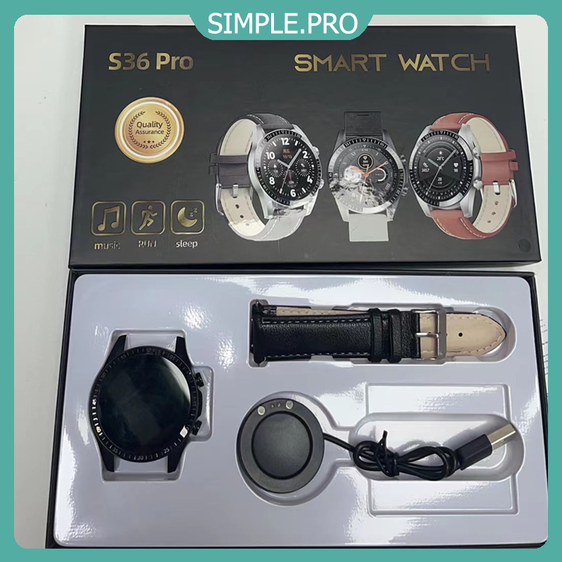 S36 PRO 2023 สมาร์ทวอทช์ใหม่สำหรับผู้ชายและผู้หญิง เครื่องวัดการนอนหลับ ...