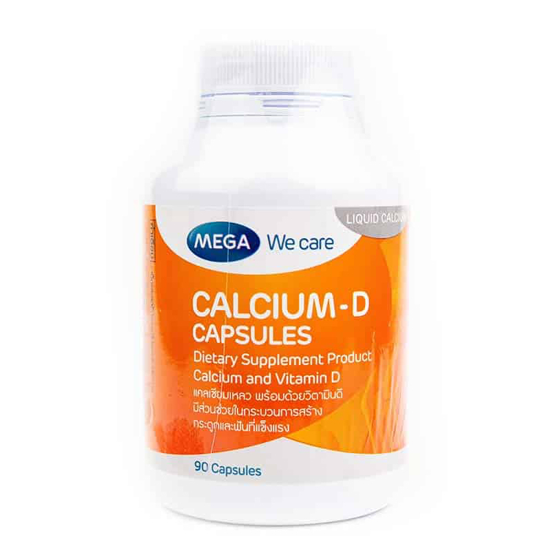 MEGA Calcium-D ( แคลเซียม -ดี ) แคลเซียมดีเพื่อกระดูกและฟัน | Shopee ...