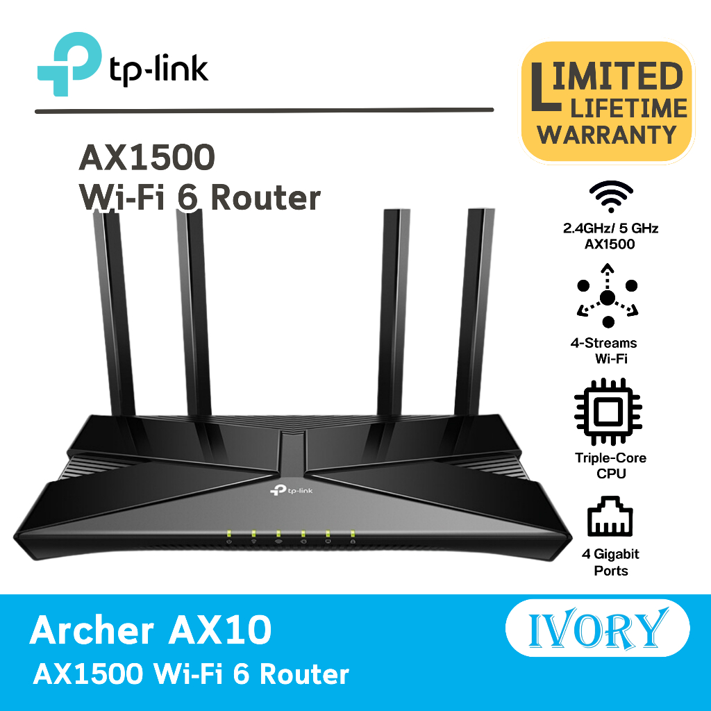 TP-LINK Archer AX10 AX1500 Wi-Fi 6 Router | Shopee Thailand